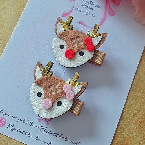 Christmas Mistletoe Hair Clip Christmas Girl Gift Novelty - Etsy UK