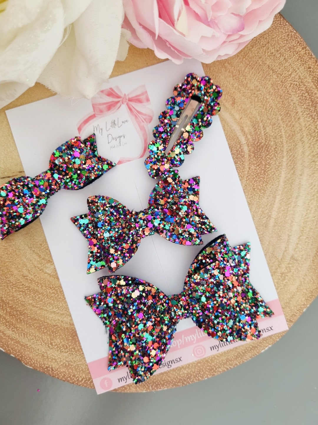 Glitter Explosion Bow Collection **SOLD INDIVIDUALLY** - Etsy