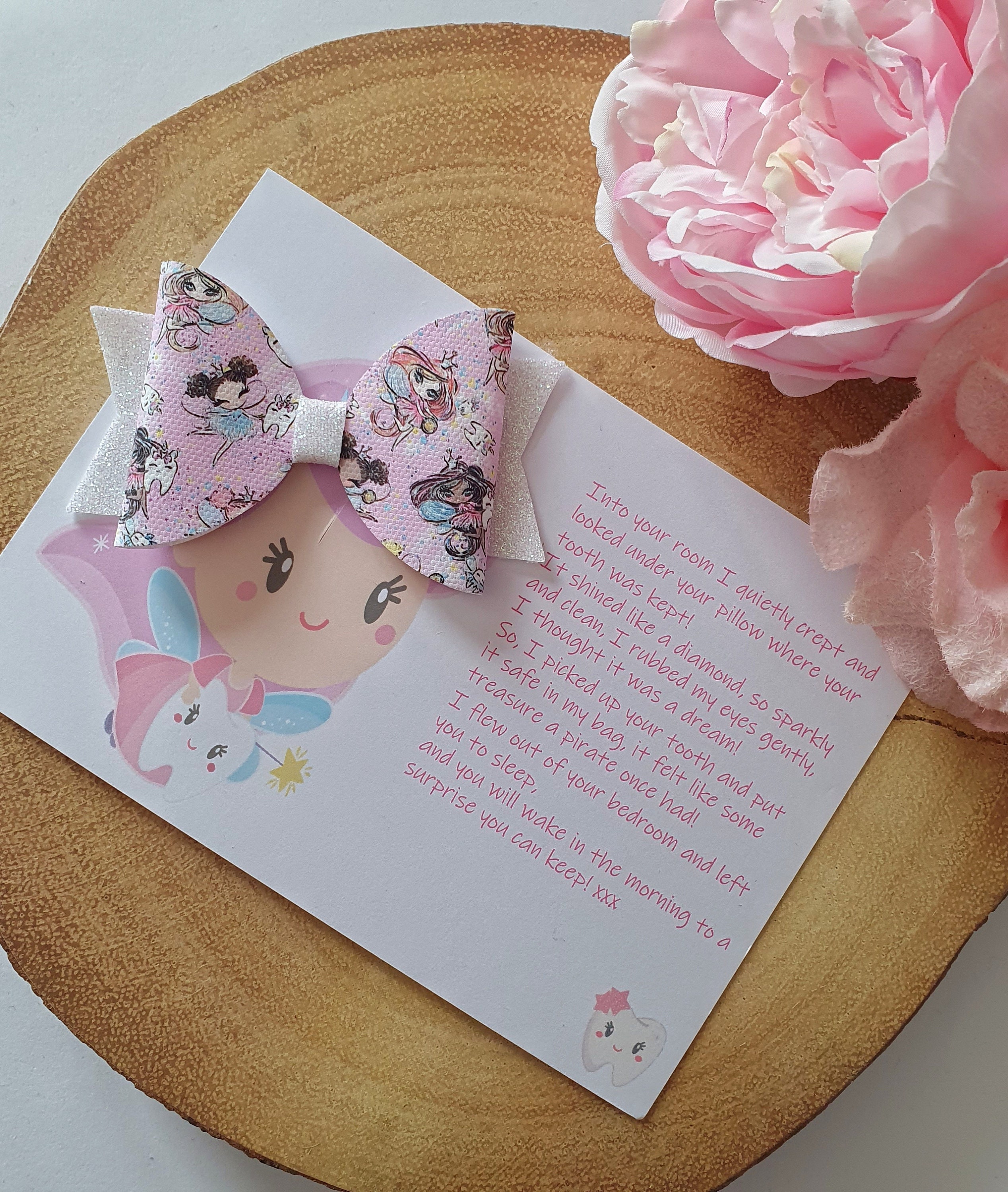 Tooth Fairy Poem Bow | Etsy