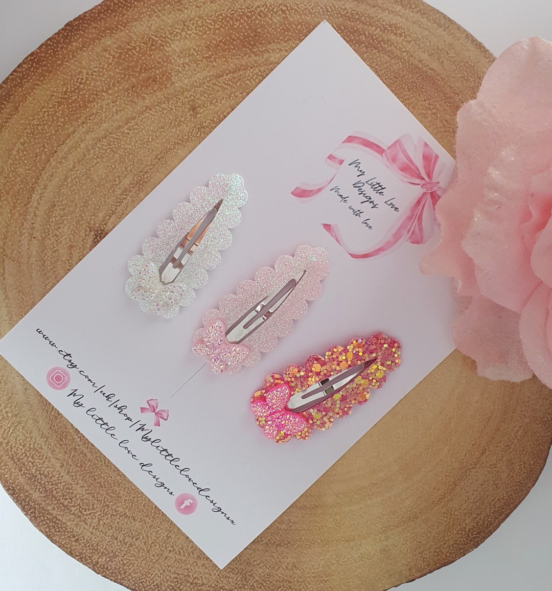 Glitter Butterfly Snap Clip SOLD INDIVIDUALLY - Etsy