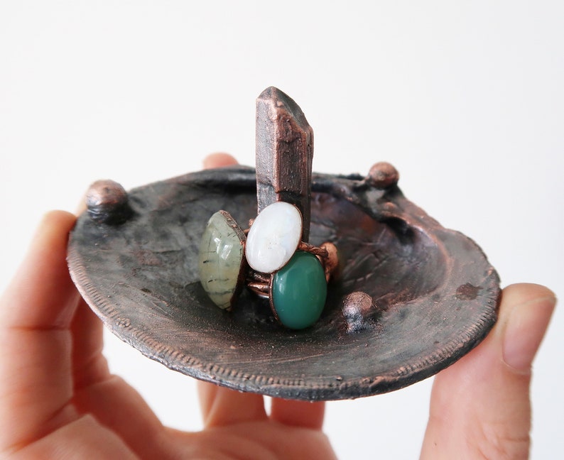 Electroformed Clamshell Ring Holder | Etsy