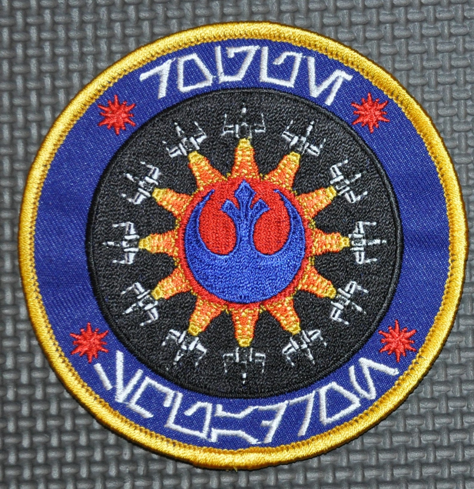 Star Wars X-wing Rogue Squadron "classic" 4" Patch in Aurebesh Rogue ...