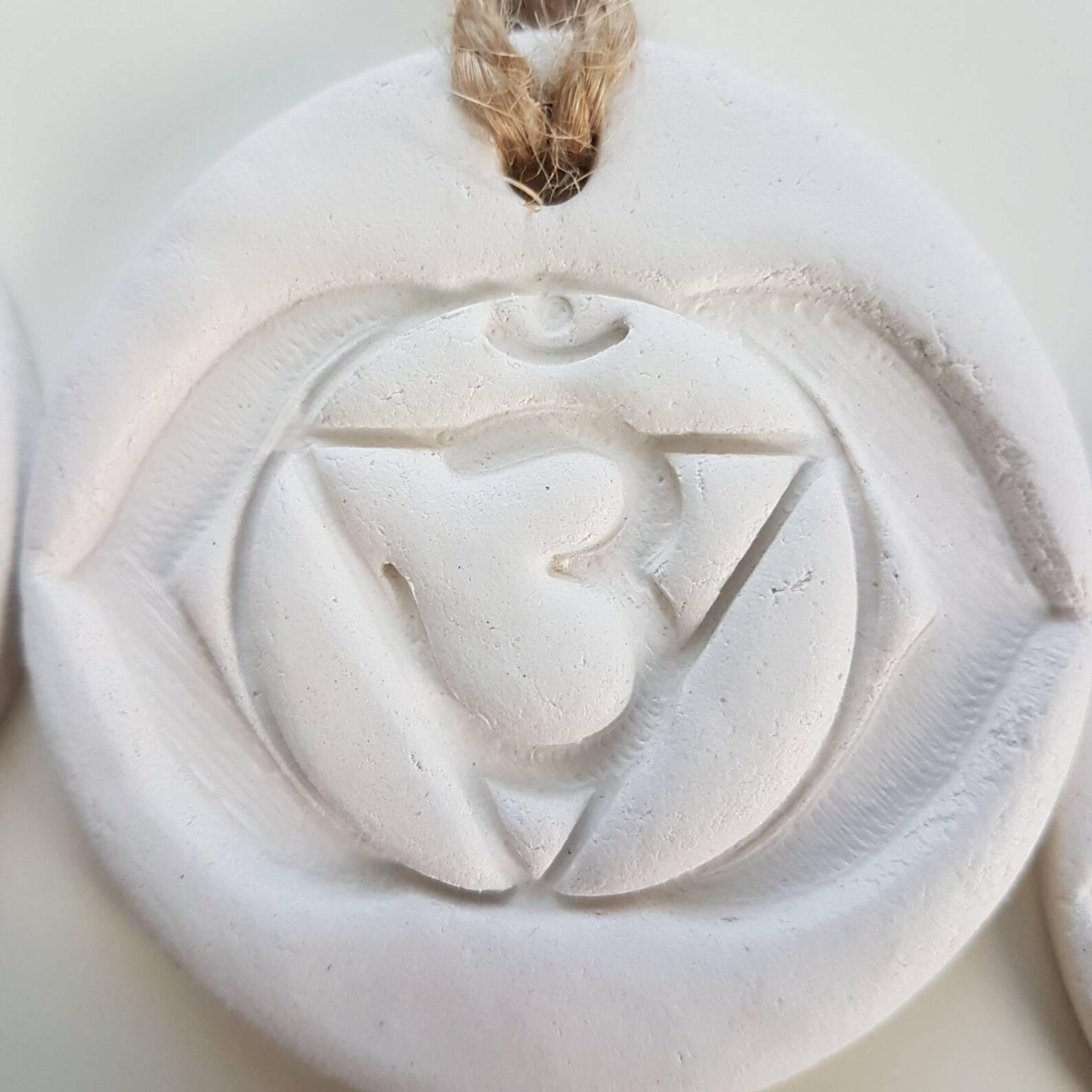 Set of seven chakra clay decorations. Root Sacral Solar | Etsy