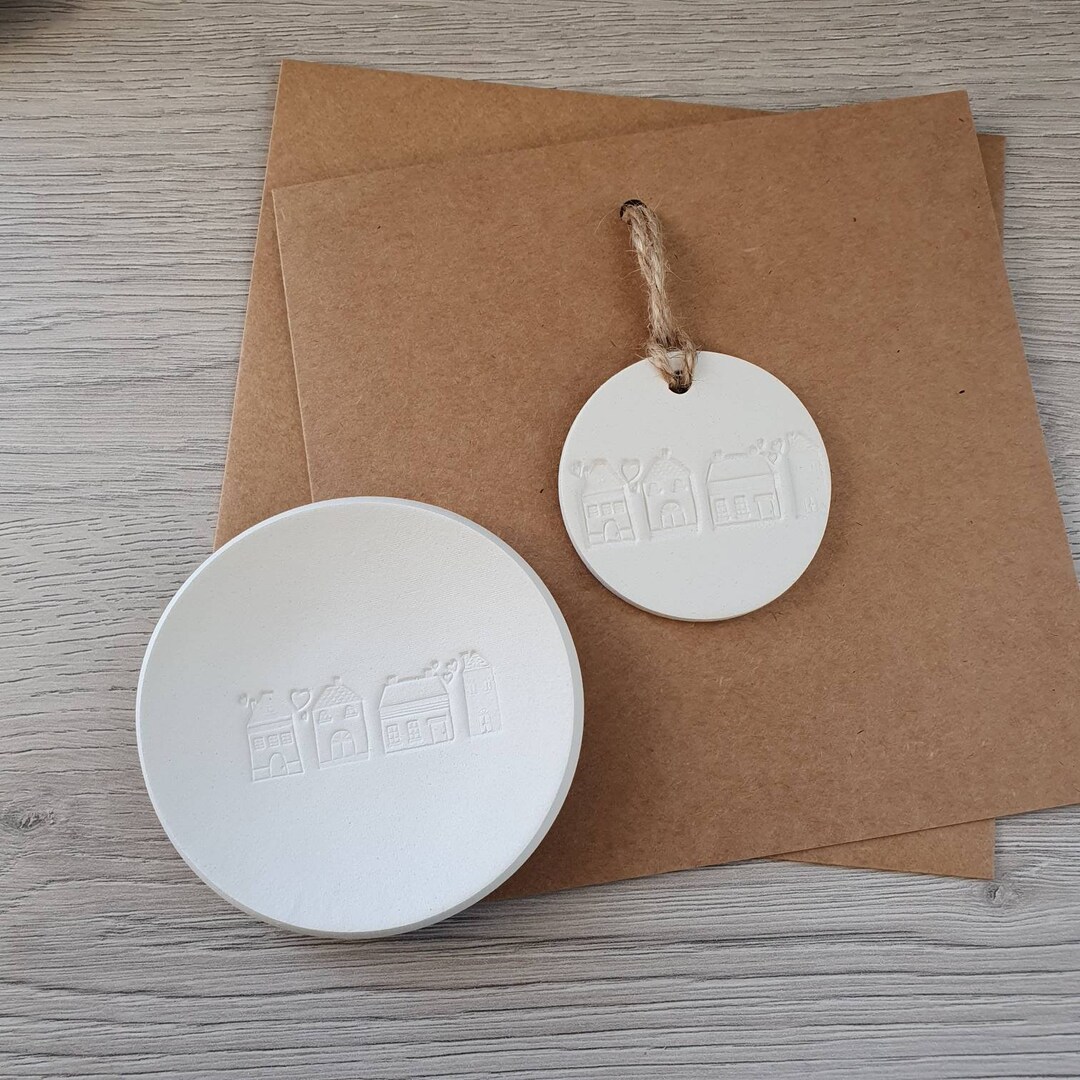 New Home Gift Set, Comes With Trinket Dish and Card With Clay Tag, Ring ...