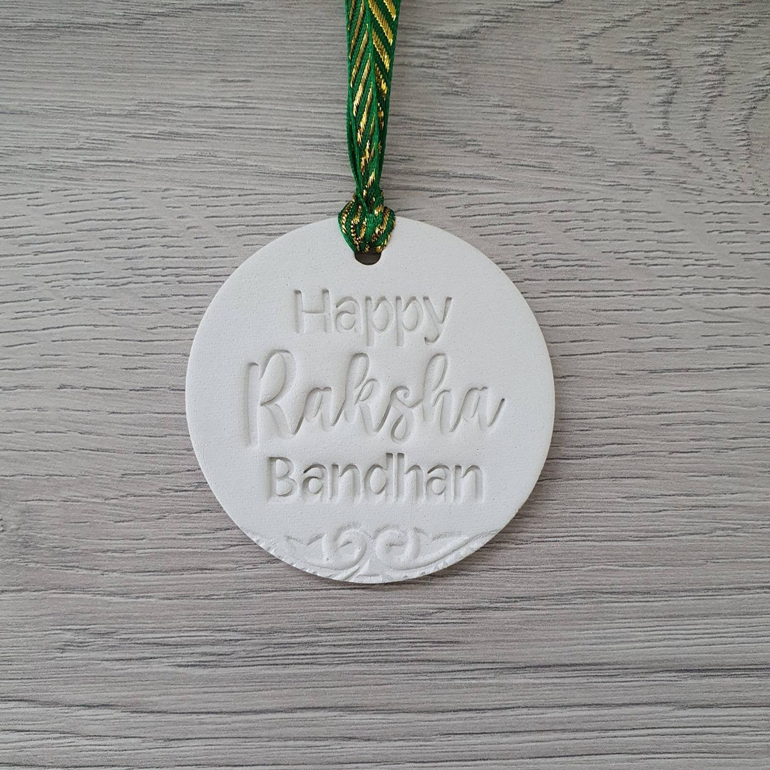Raksha Bandhan Clay Decoration, Gift for Brother, Sister Present ...