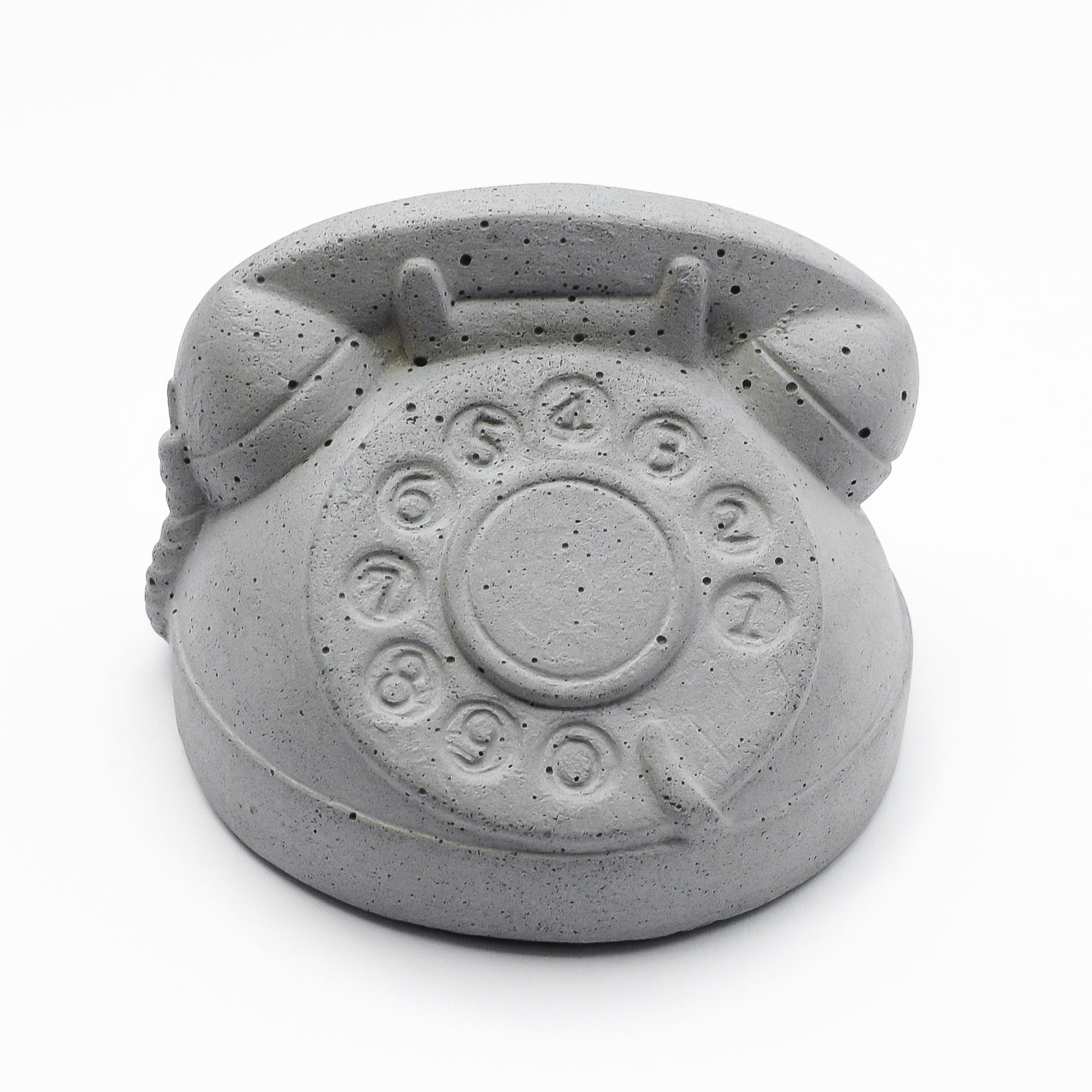 Concrete Retro Classic Dial Phone Paperweight, decoración superior de ...