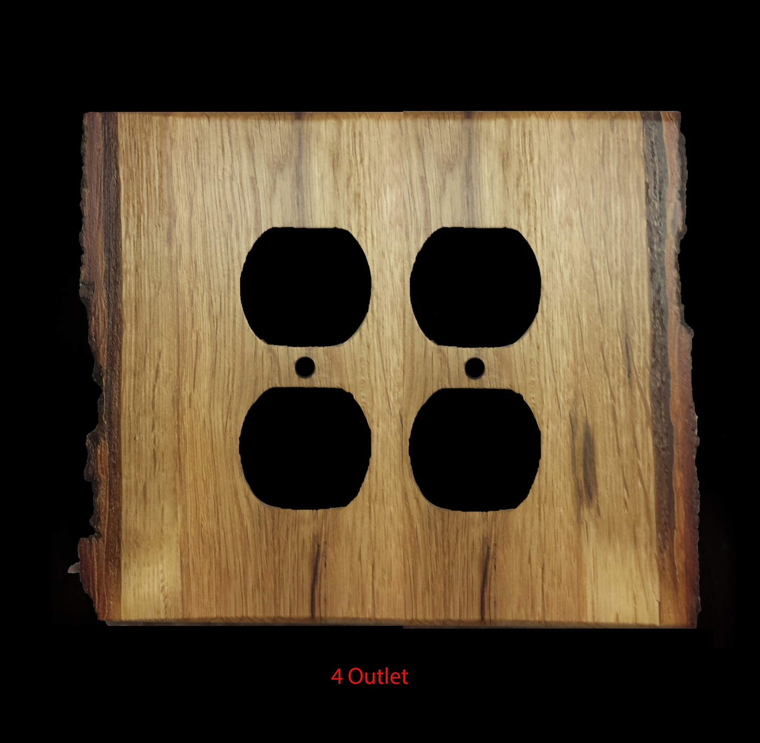 Live Edge Rustic Solid Wood Oak Log Switch and Outlet Covers - Etsy