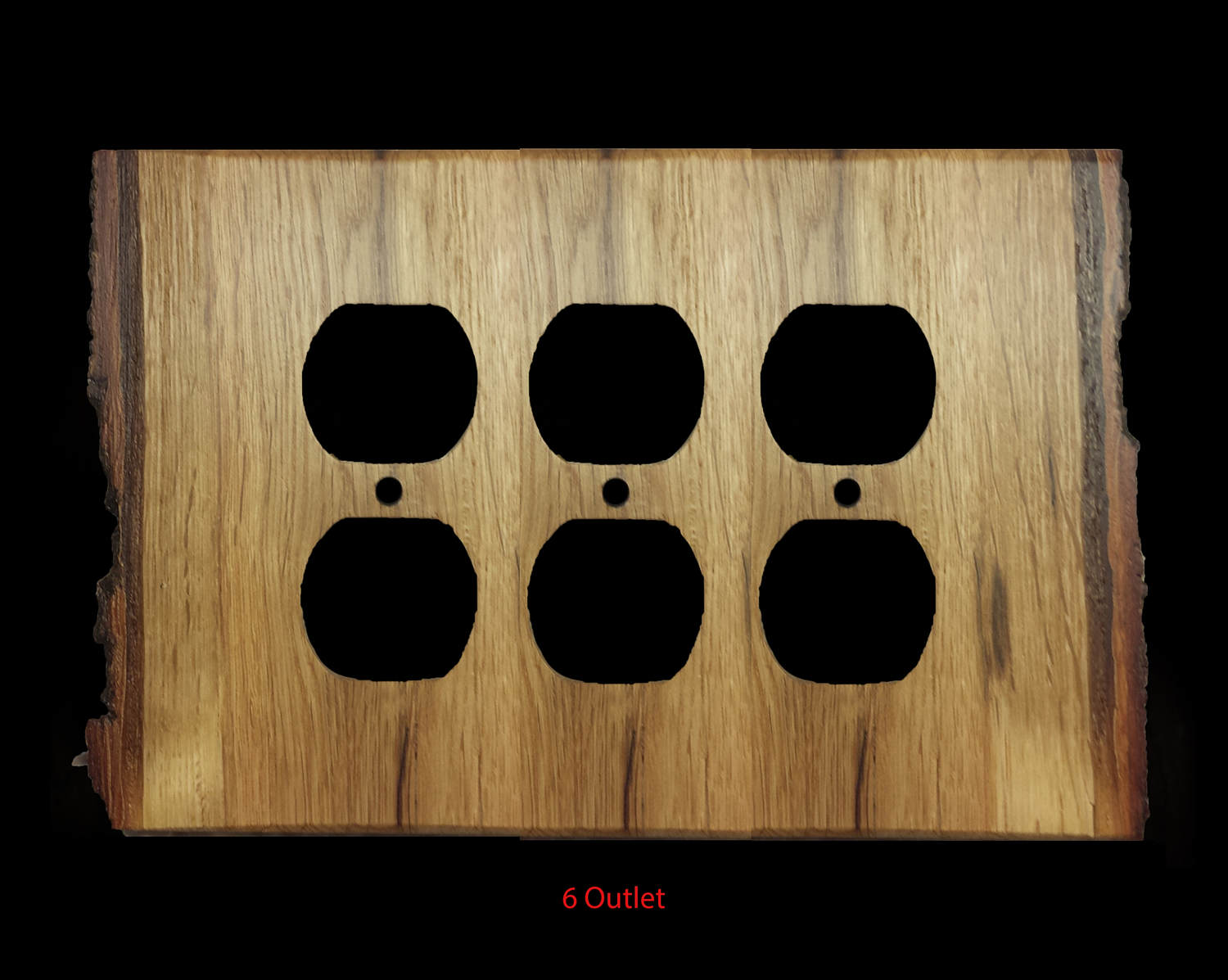 Live Edge Rustic Solid Wood Oak Log Switch and Outlet Covers - Etsy