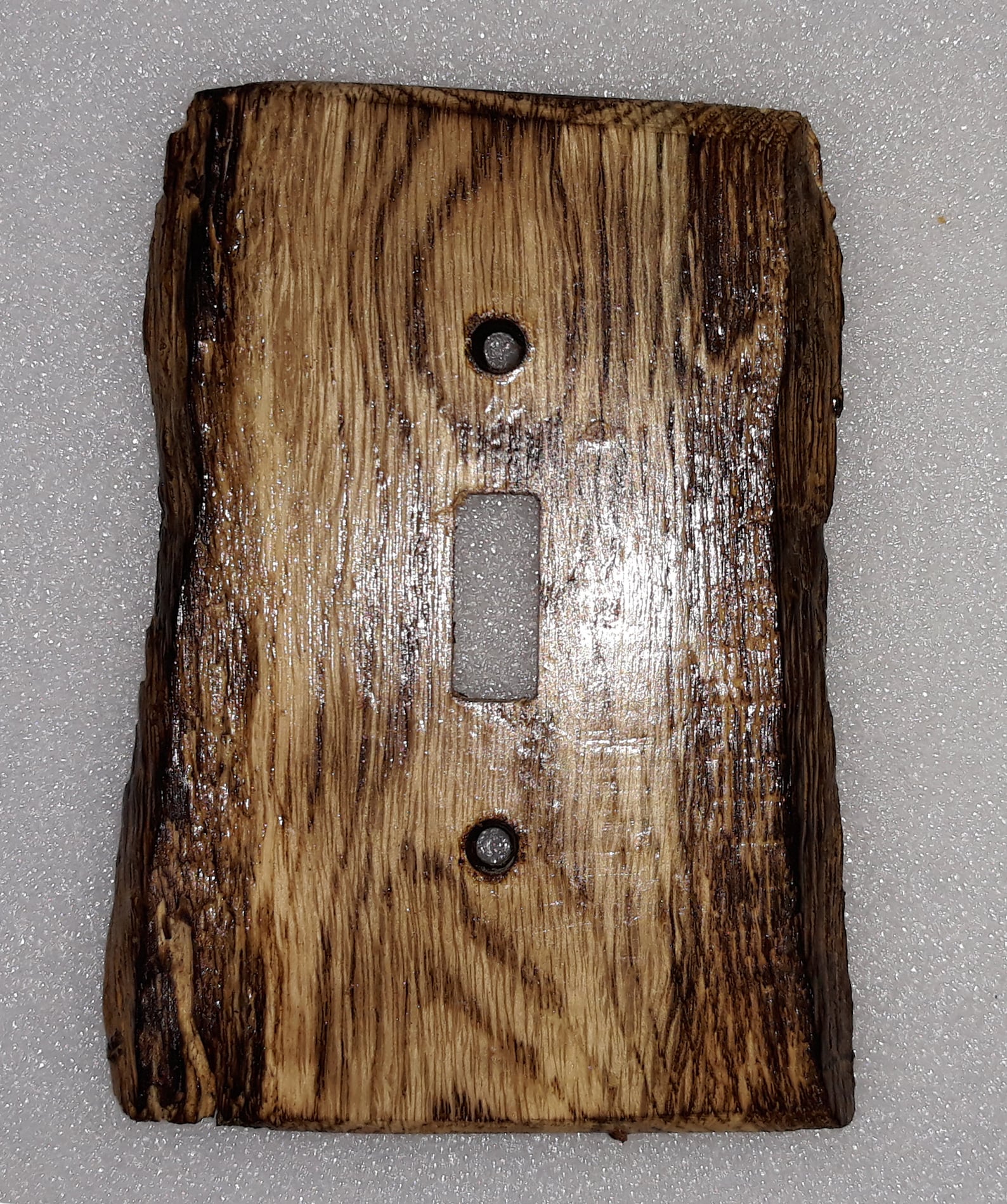Live Edge Extreme Rustic Solid Oak Log Switch and Outlet Covers - Etsy