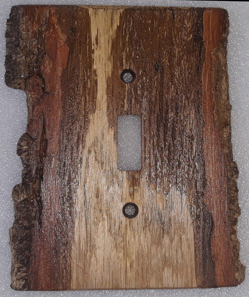 Live Edge Extreme Rustic Solid Oak Log Switch and Outlet - Etsy