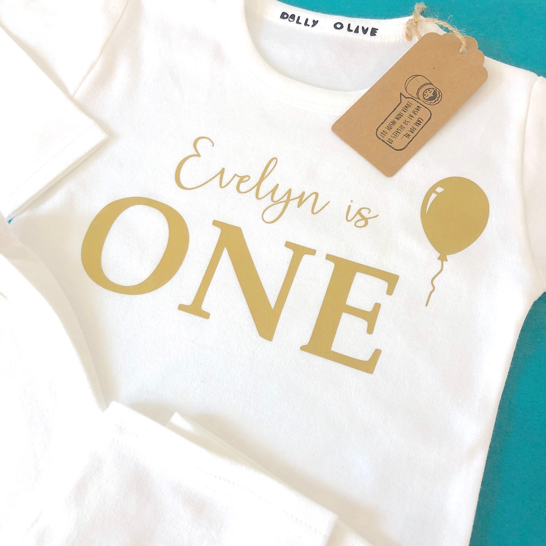 First Birthday Pyjamas, When I Wake up I Will Be 1,personalised 1st ...