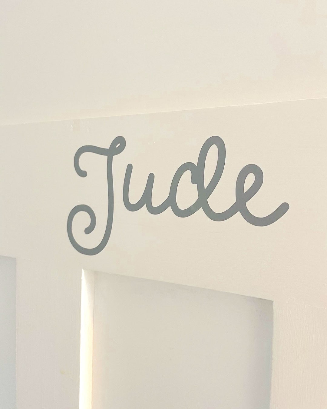Personalised Name Label, Kids Bedroom Label - Etsy