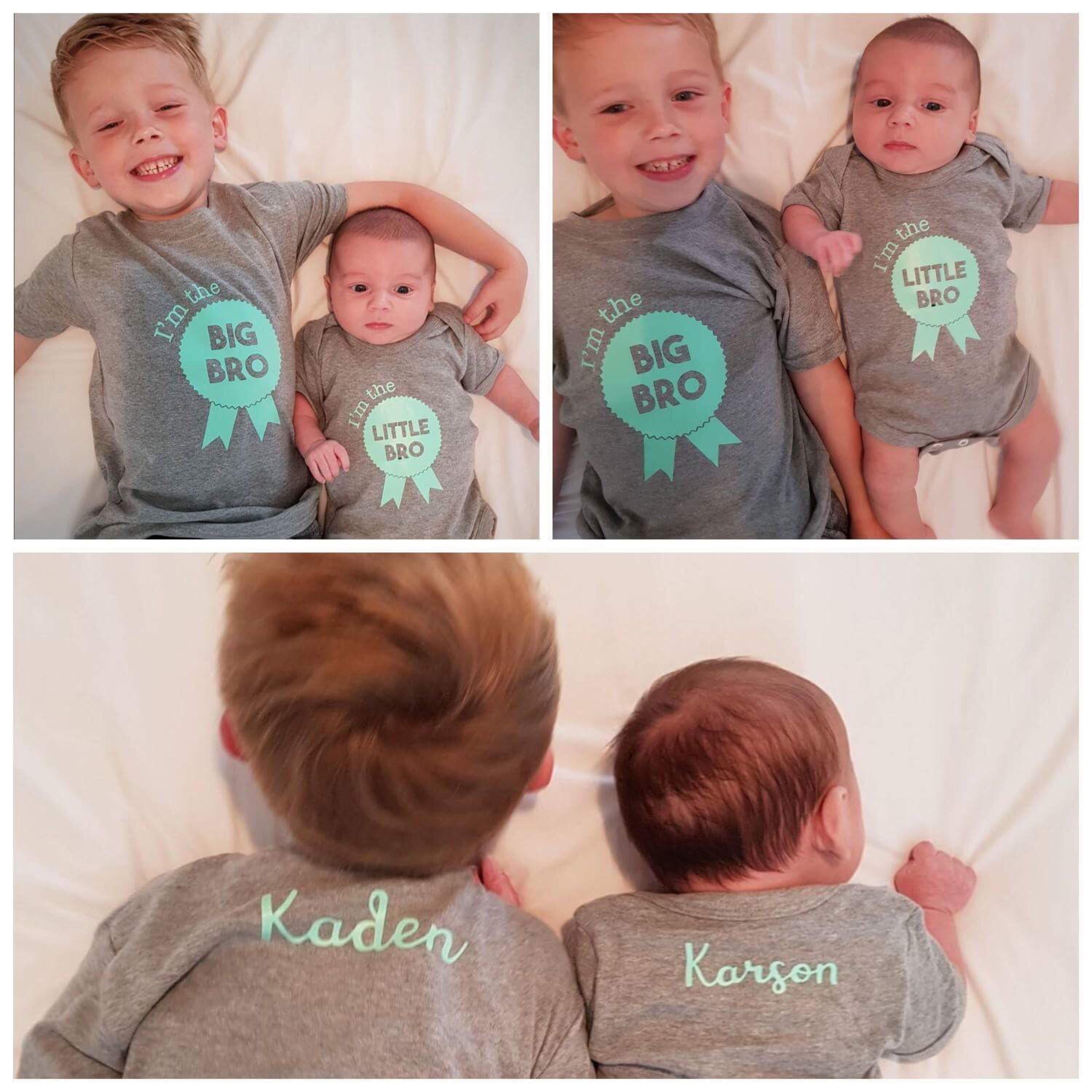 Sibling Outfits Personalized Gifts Sibling Shirts Sibling Outfits Big ...