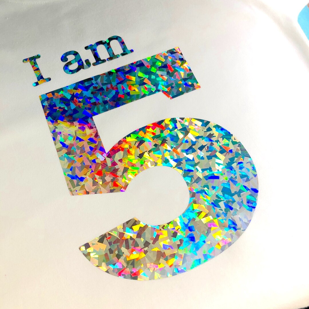5th Birthday Shirt-number 5 Shirt-5th Birthday Outfit-personalised 5 ...