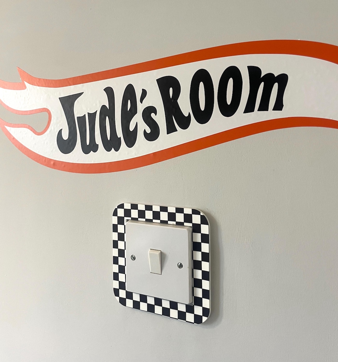 Racing Car Bedroom-hot Wheels Wall Decals-race Car Wall Decals, Custom ...