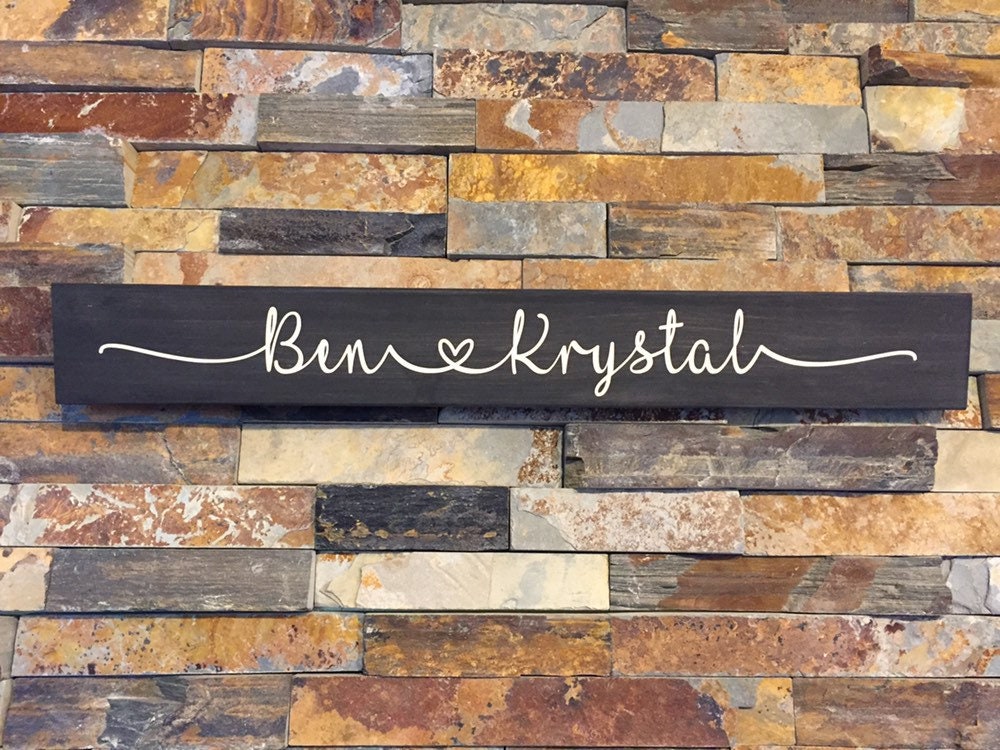 Custom Sign 1st Name Sign Lovers Sign Personalized Sign | Etsy