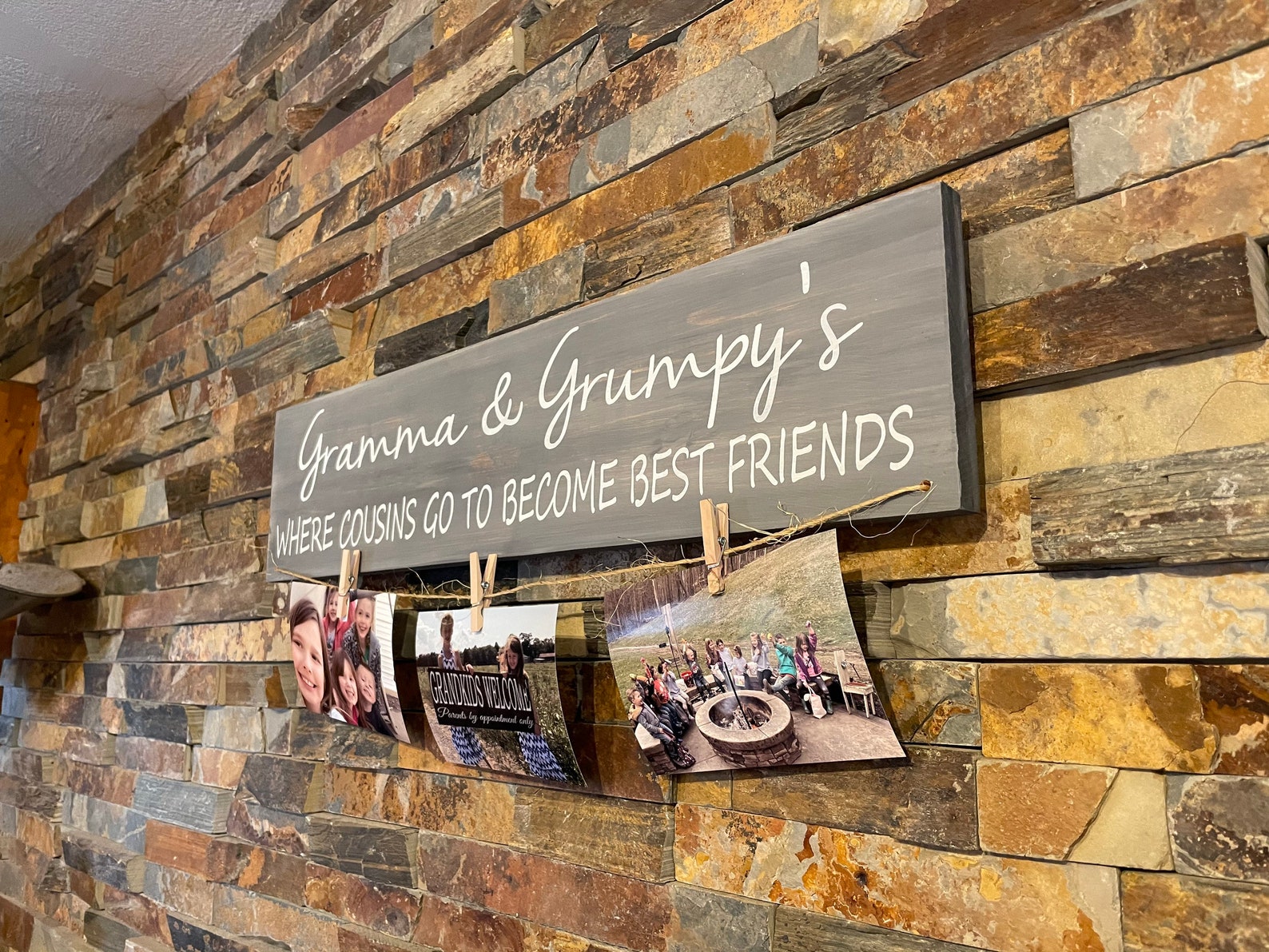 Cousins Sign Gift for Grandparents Photo Holder - Etsy