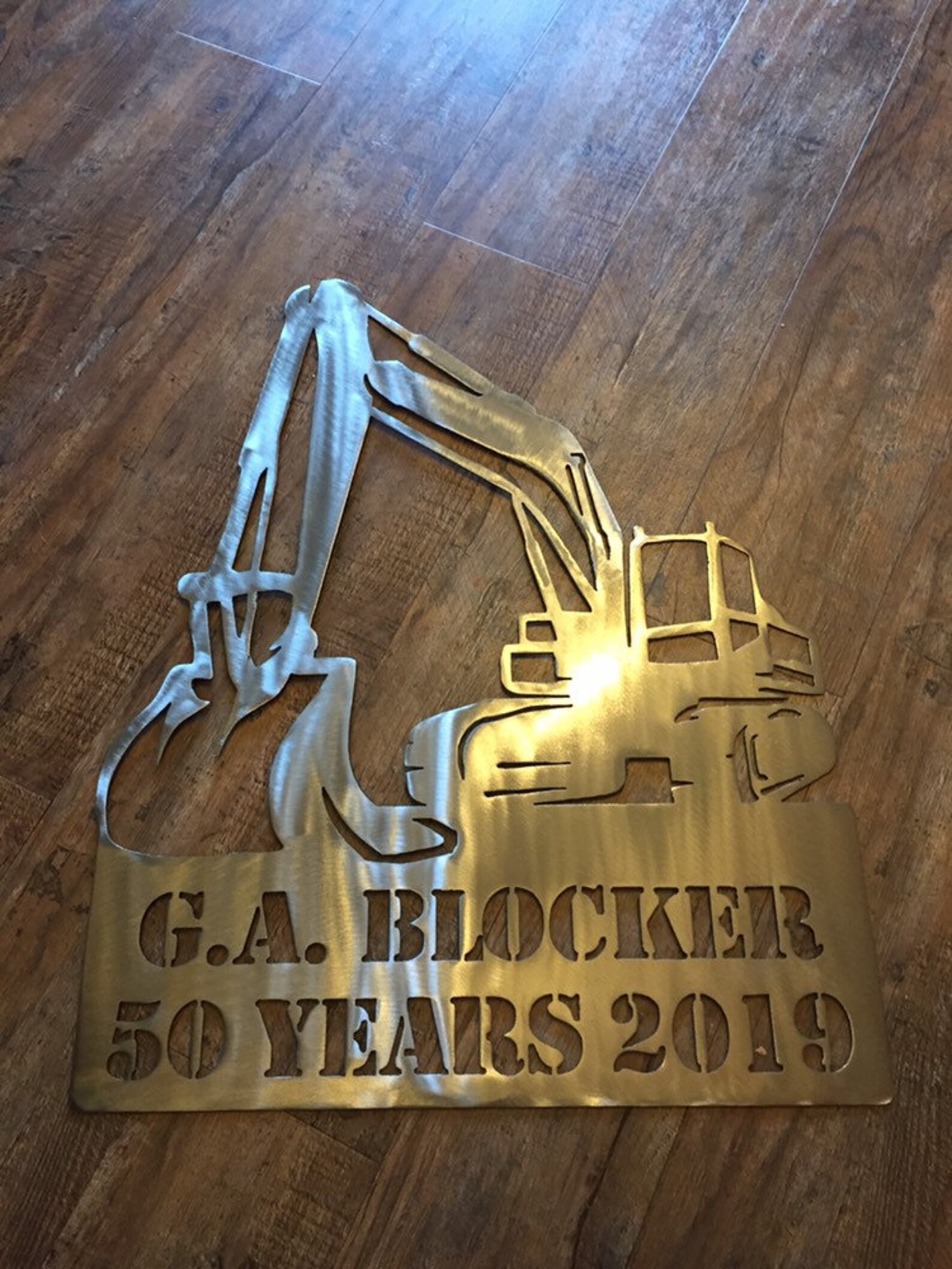 Metal Excavator Sign Construction Sign Little Boys Room - Etsy