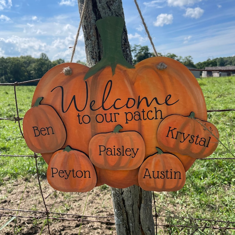 Pumpkin Patch Sign - Etsy