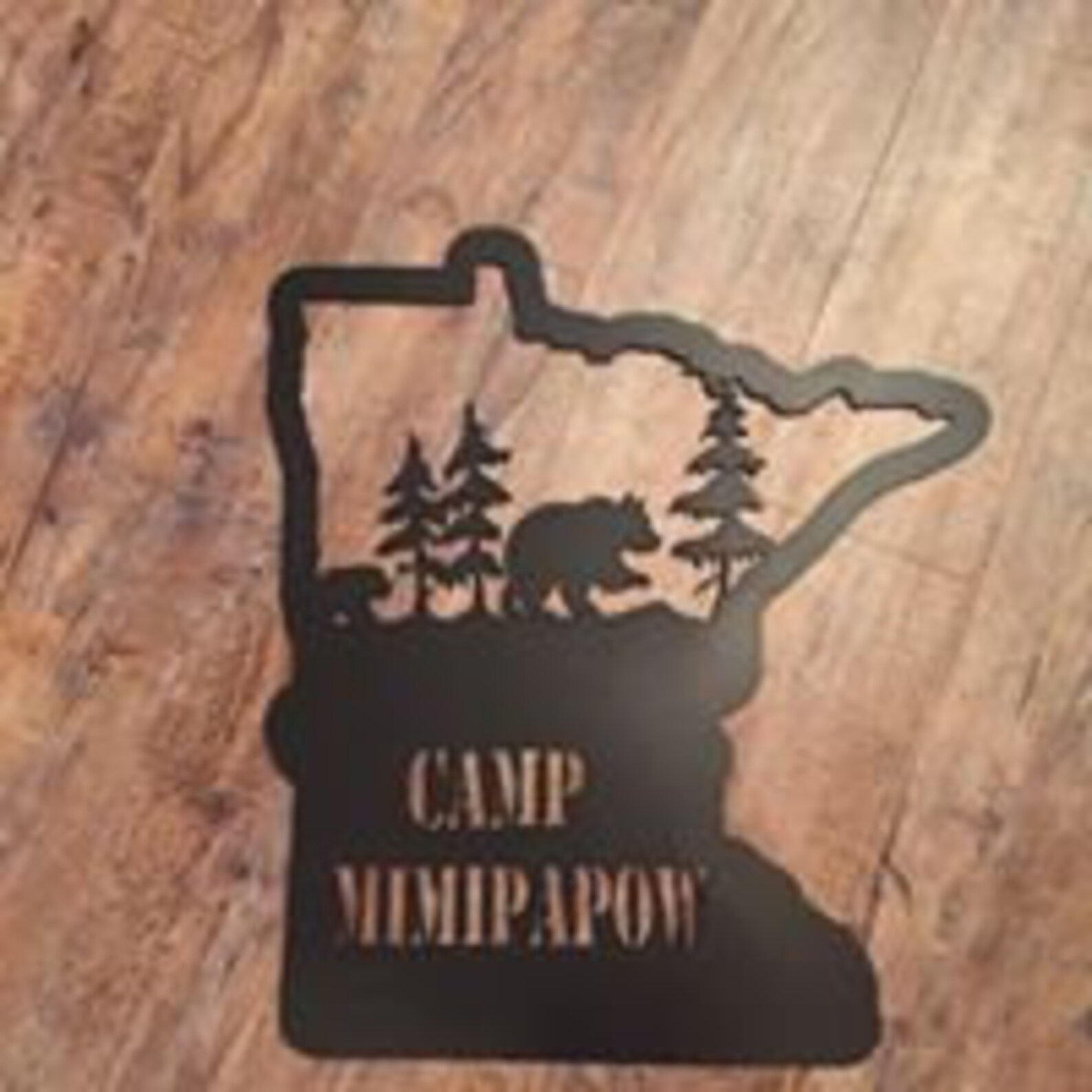 Custom Metal Sign Plasma Cut Metal Sign Bear Metal Cutout - Etsy