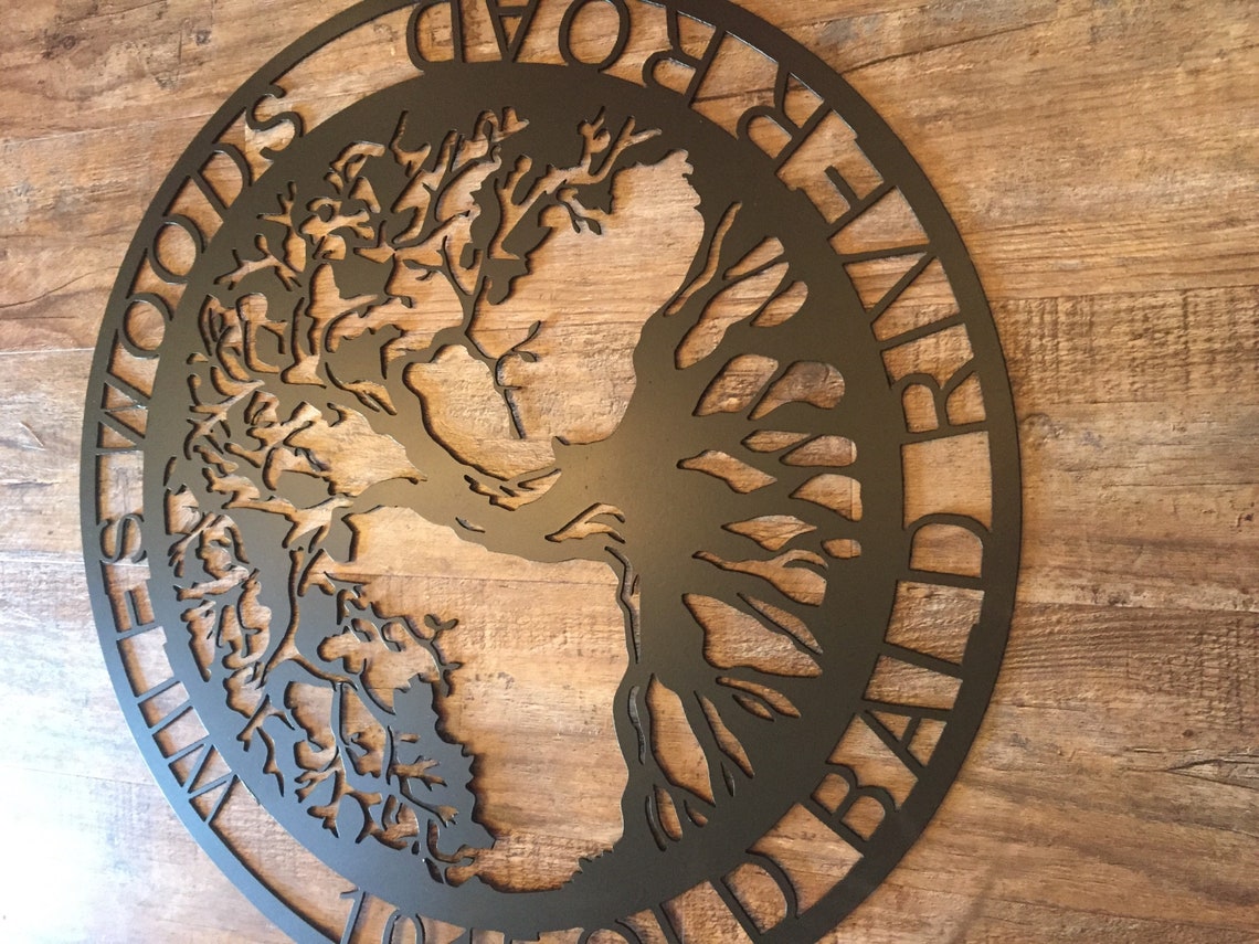 Tree of Life Metal Sign Tree of Life-custom Metal Signs | Etsy