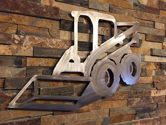 Metal Skid Loader Sign Construction Sign Little Boys Room - Etsy