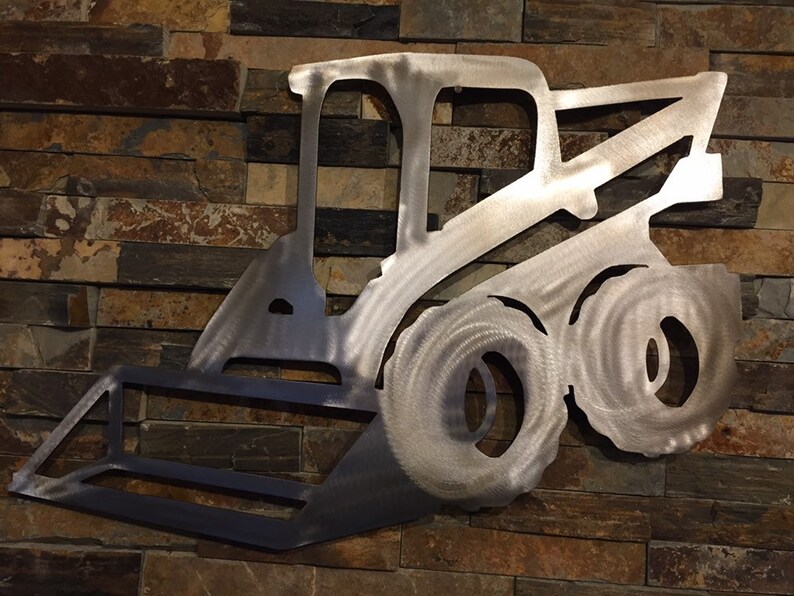 Metal Skid Loader Sign Construction Sign Little Boys Room - Etsy