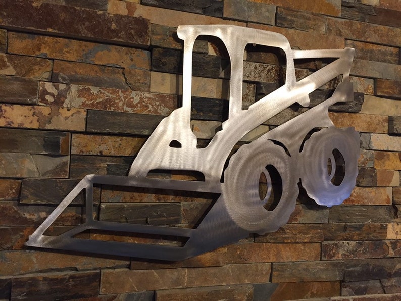 Metal Skid Loader Sign Construction Sign Little Boys Room - Etsy