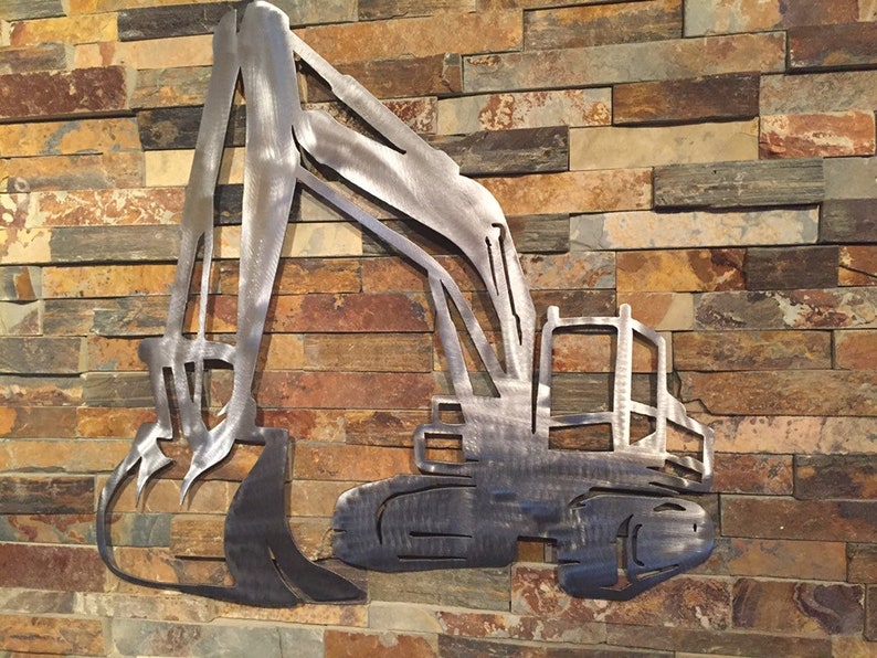 Metal Excavator Sign Construction Sign Little Boys Room - Etsy