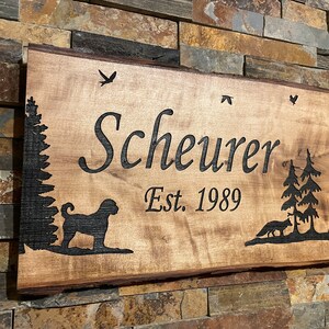 Camp Name Personalized Camp Sign- Deer Sign -address Sign- Personalized ...