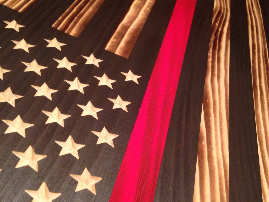 Custom Helmet Decal Rustic Flag wooden American Flag | Etsy