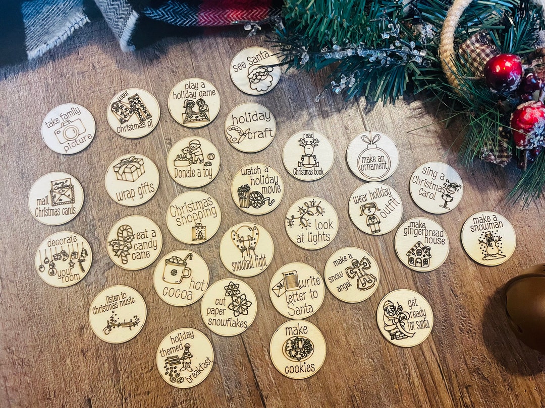 Set of Advent Tokens - Etsy