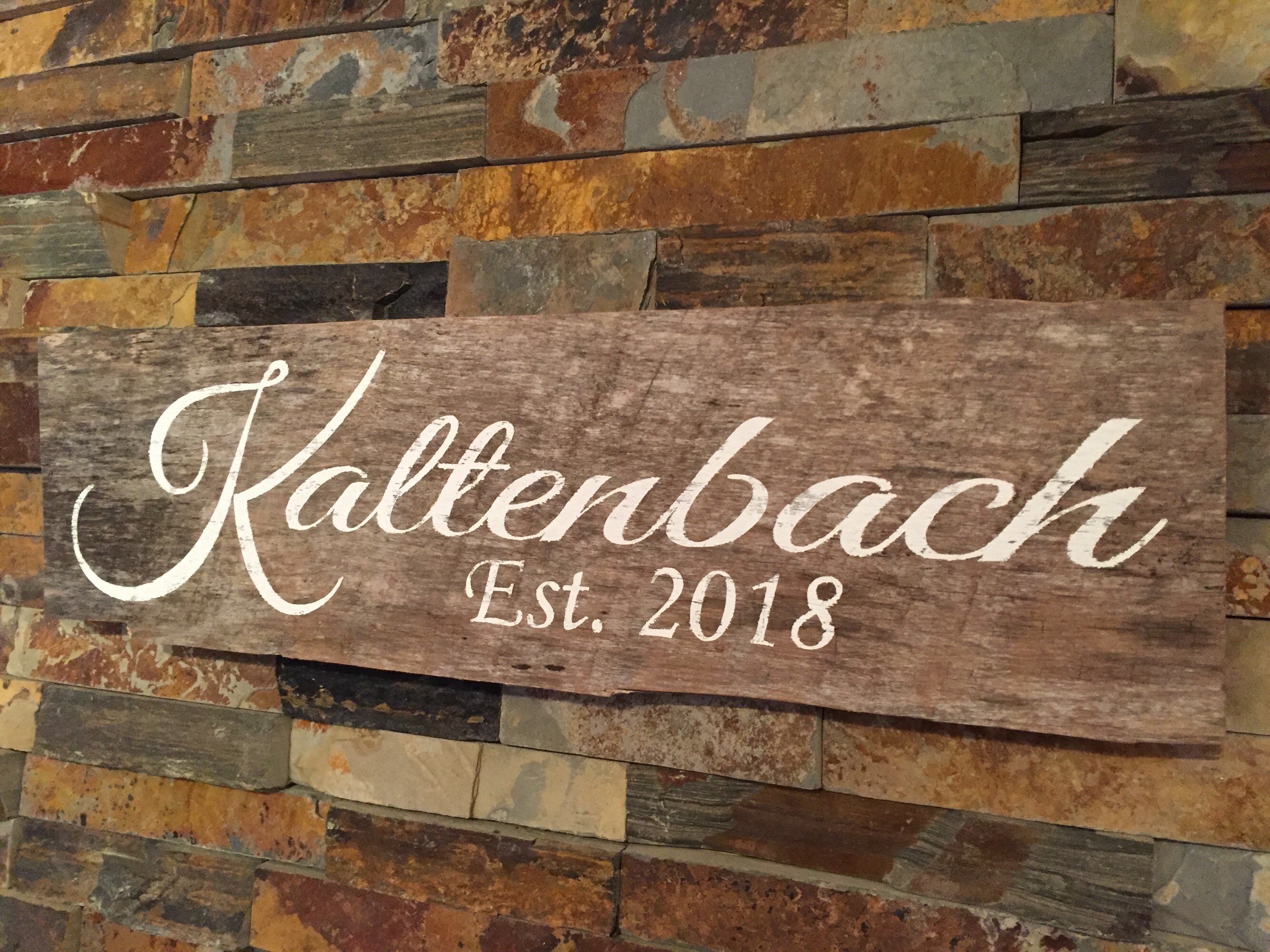 White Personalized Rustic Sign Custom Wedding Sign Last - Etsy