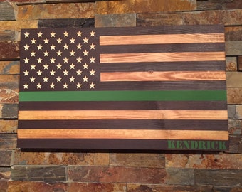 Wooden Military Flag | Etsy