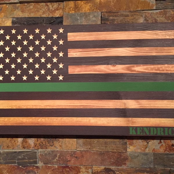 Rustic Flag - Etsy