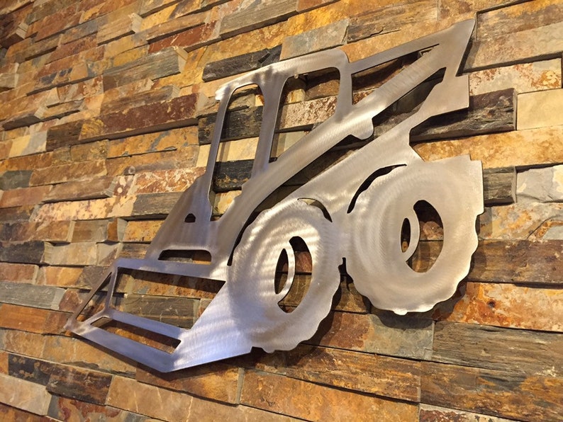 Metal Skid Loader Sign Construction Sign Little Boys Room - Etsy