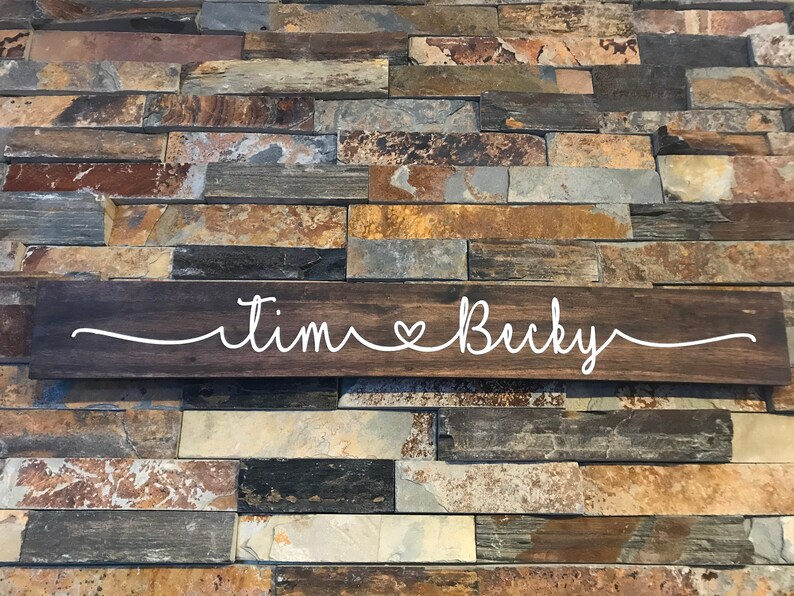 Custom Sign 1st Name Sign Lovers Sign Personalized Sign - Etsy