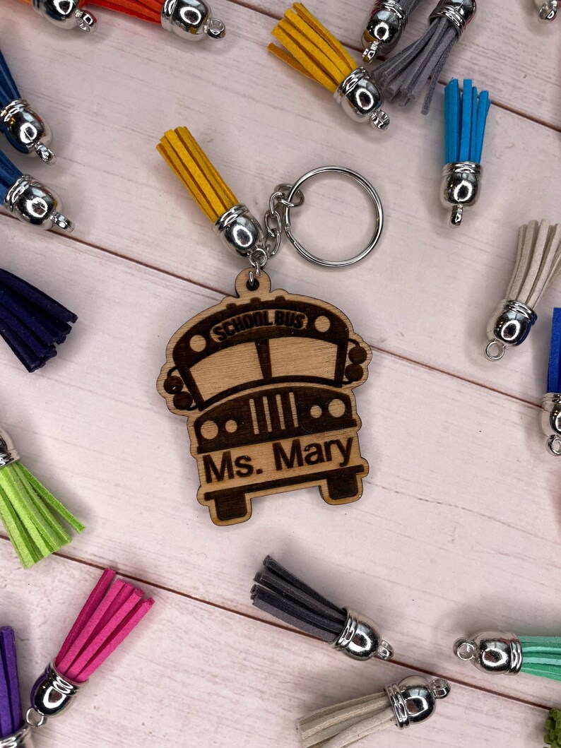 Bus Driver Gift School Bus Driver Bus Key Chain Bus | Etsy