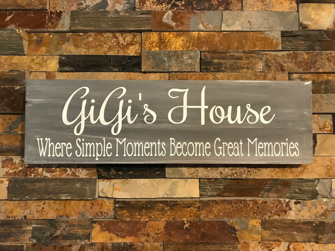 Nana Sign Nana's House Where Simple Moments Become Great - Etsy