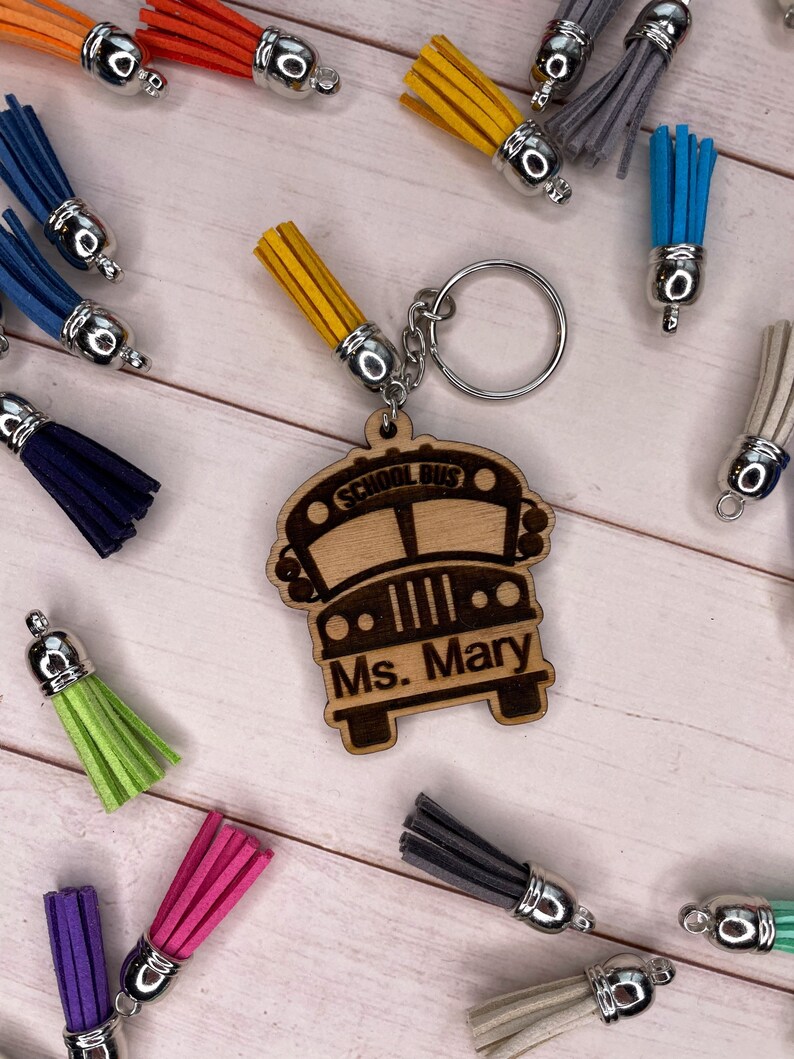 Bus Driver Gift School Bus Driver Bus Key Chain Bus | Etsy