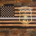 Custom Patch or Badge Flag Thin Gray Line Correctional Officers Gift ...