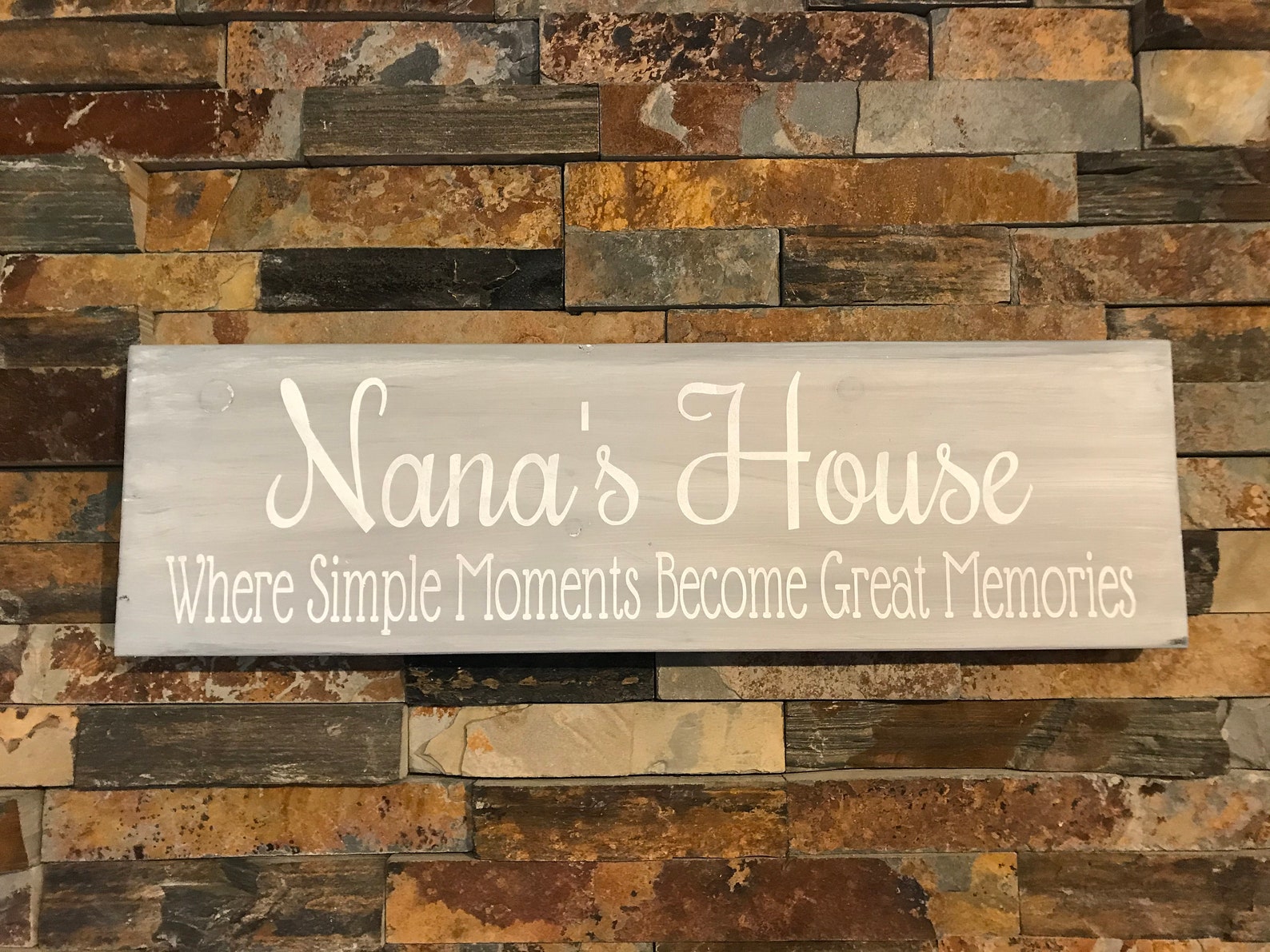 Nana Sign Nana's House Where Simple Moments Become Great - Etsy