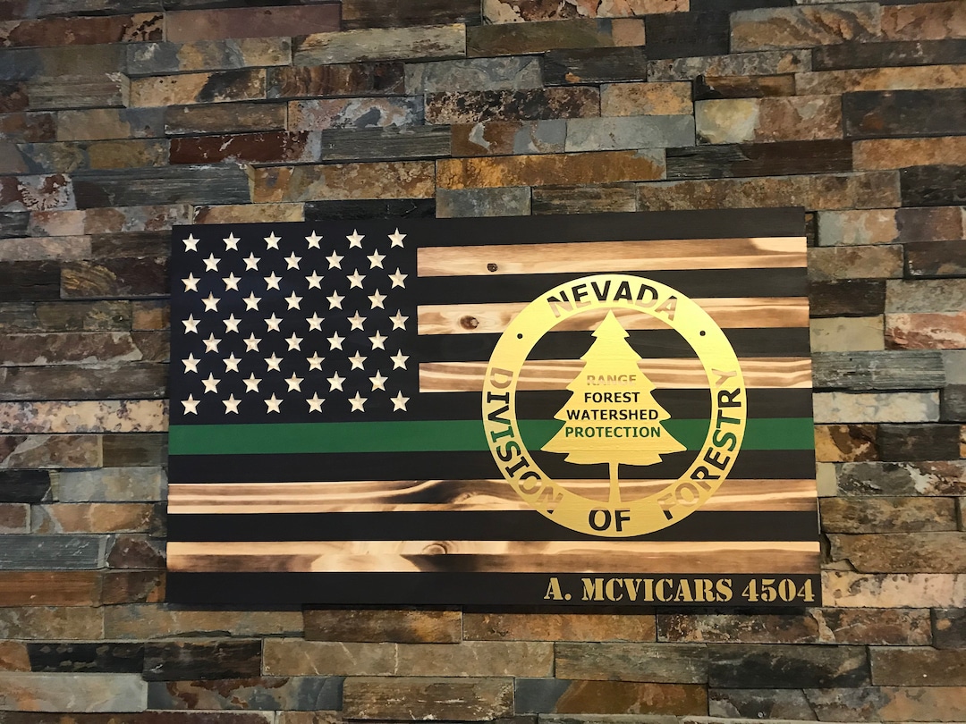 Custom Thin Green Line Flag: Federal Law Enforcement Gift - Etsy