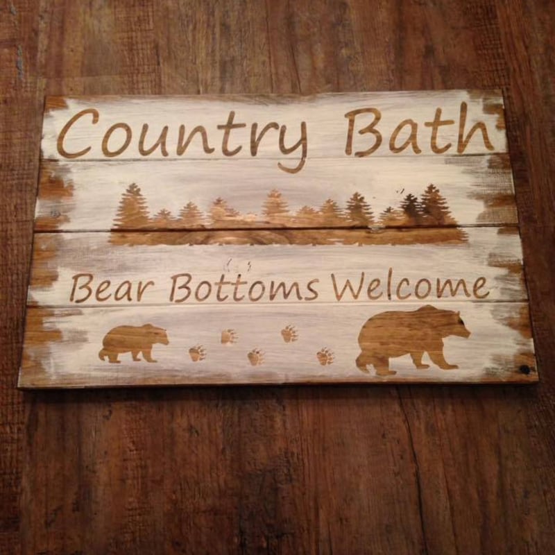Bear Bottoms Welcome - Etsy