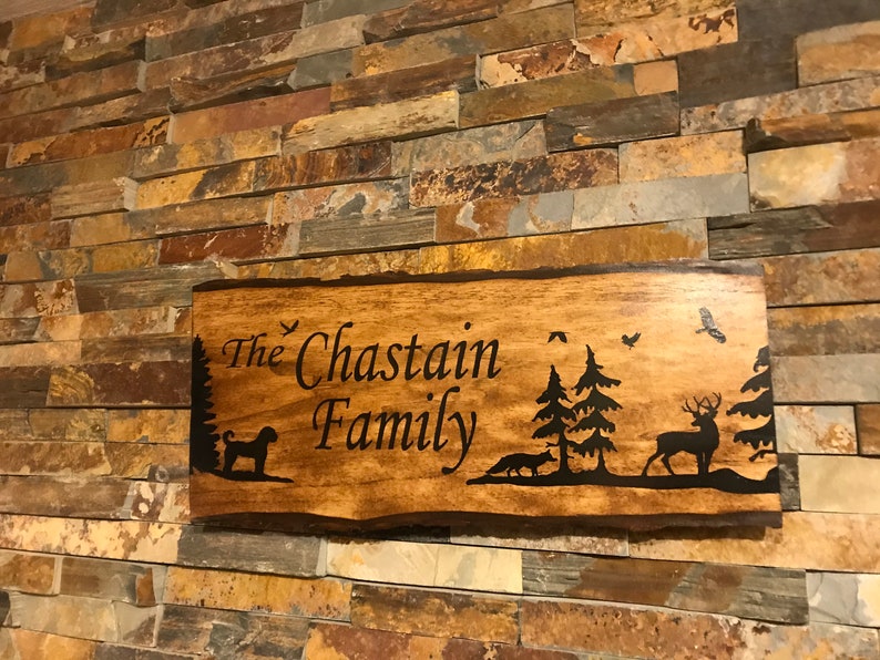 Camp Name Personalized Camp Sign Deer Sign address Sign - Etsy