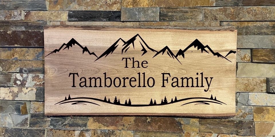 Custom Mountain address Sign Personalized Sign for Skiing - Etsy