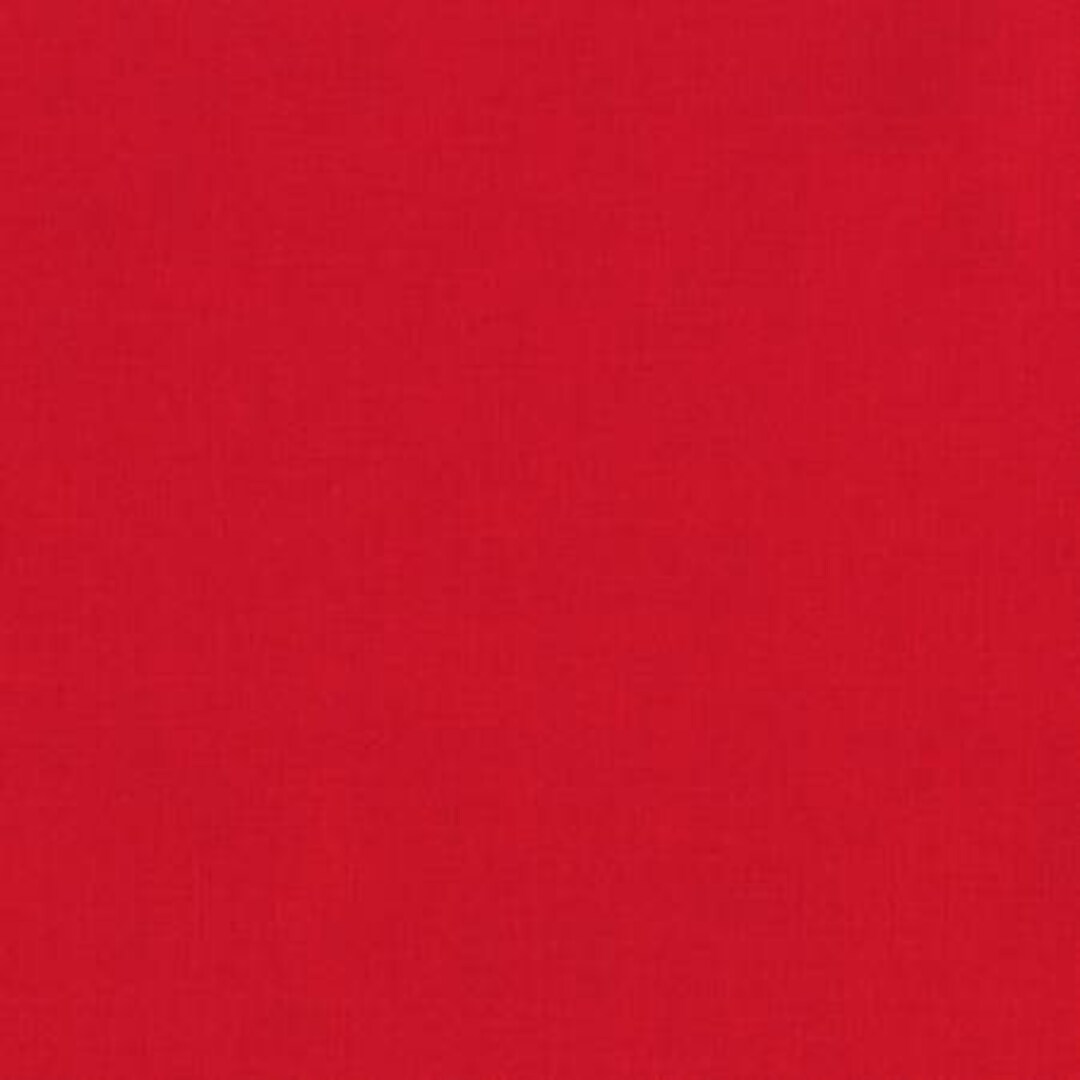 KONA Red Solid by Robert Kaufman, K001-1308 RED, Fabric by the Yard - Etsy