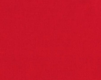 One 1 Yard Red Solid Kona Cotton Fabric by Robert Kaufman K001-1308 - Etsy
