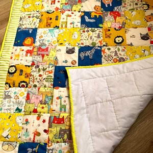 Child's Patchwork Quilt Throw - Etsy