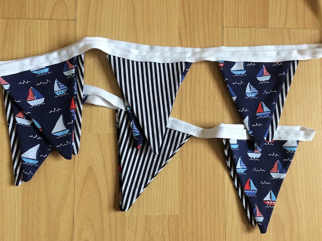 Sailing Boat Themed Bunting - Etsy UK